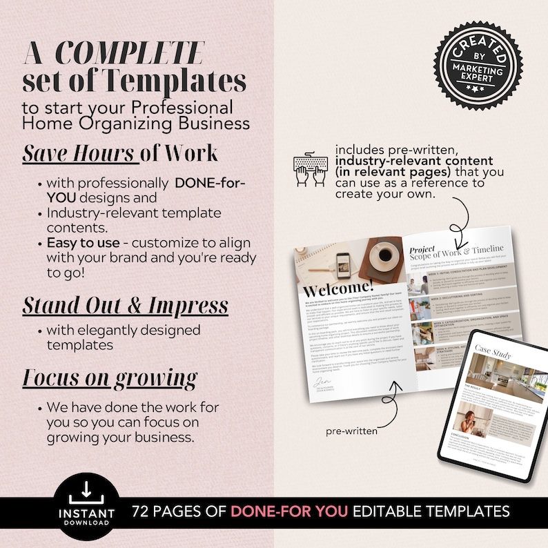 Professional Organizer Forms Bundle With Home Organizer Flyer ...