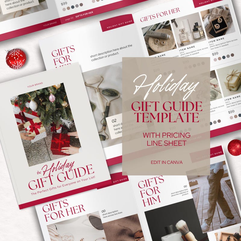 Gift Guide Template - 60+ Gift Ideas for 2025