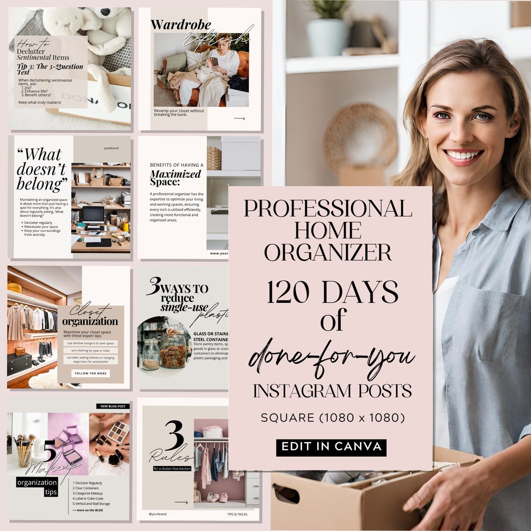 Home Organizing Instagram Post, Home Organization Instagram, Organizer ...