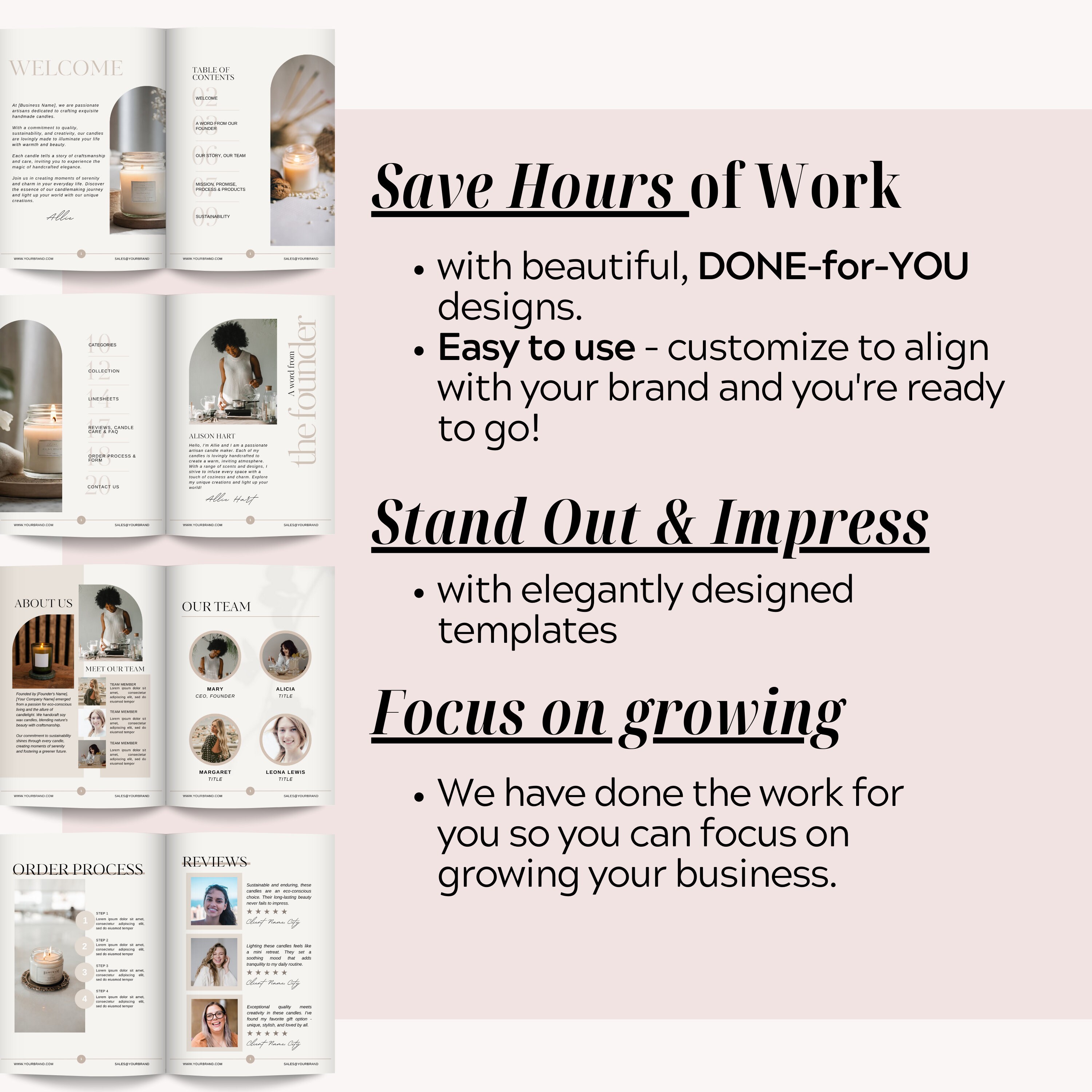 BOHO Candle Wholesale Catalog, Candle Wholesale Catalog Template ...