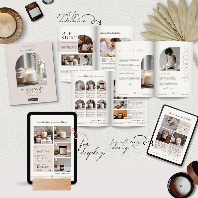 BOHO Candle Wholesale Catalog, Candle Wholesale Catalog Template ...