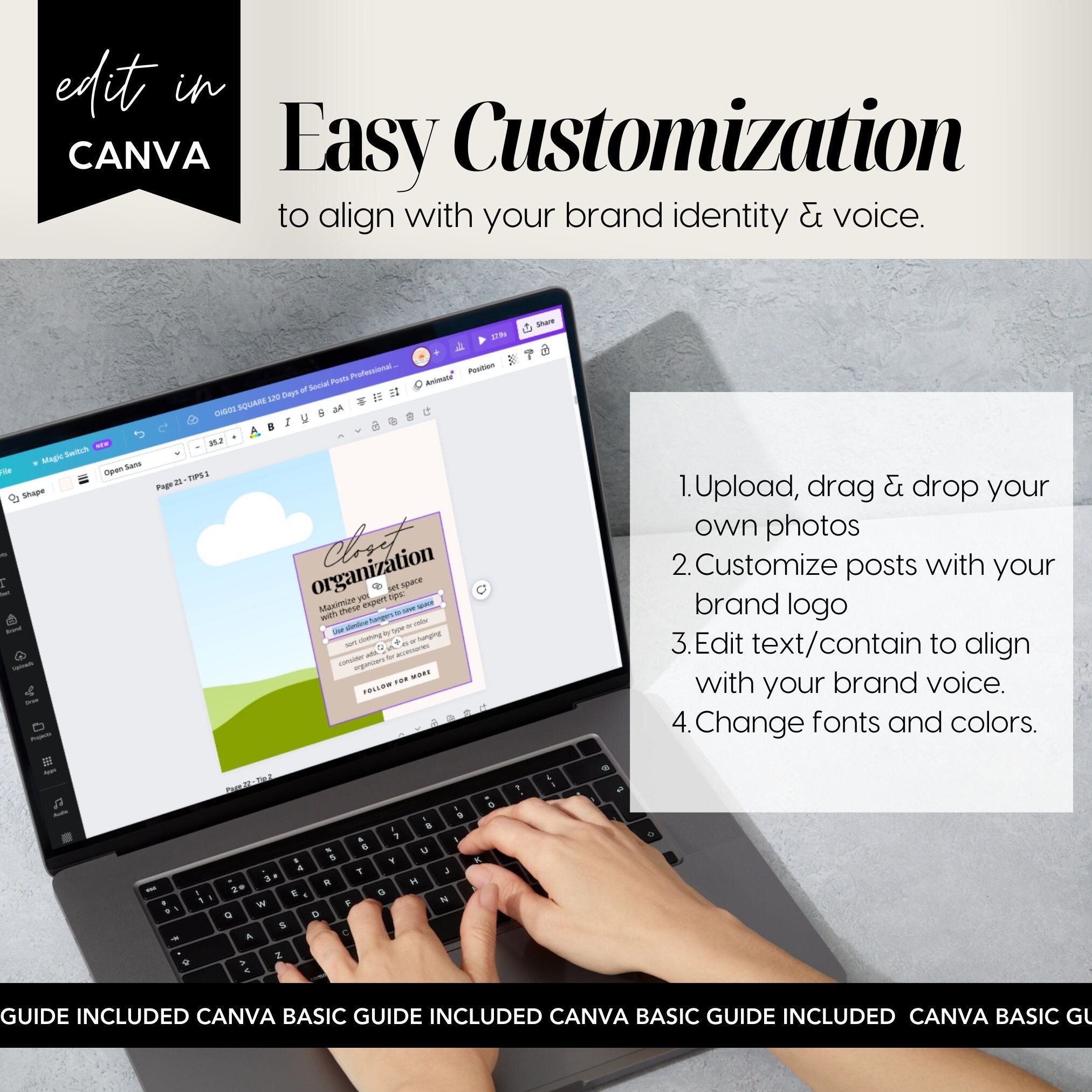Home Organizer Instagram Post, Home Organization Instagram Templates ...