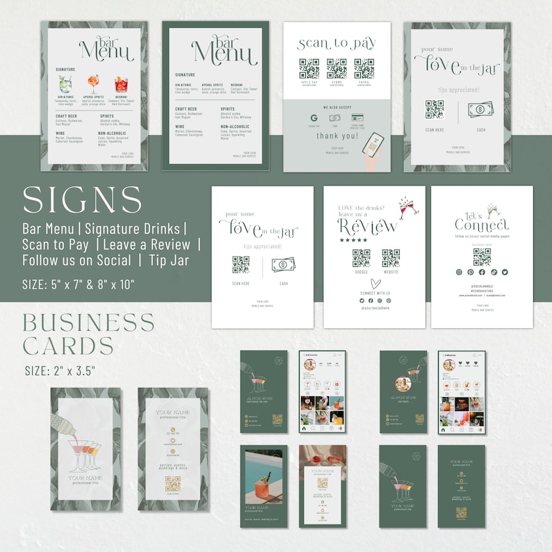 Mobile Bartending Contract Bundle With Agreement Forms, Mobile Bar ...