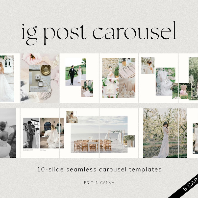 Luxury Instagram Carousel - Etsy