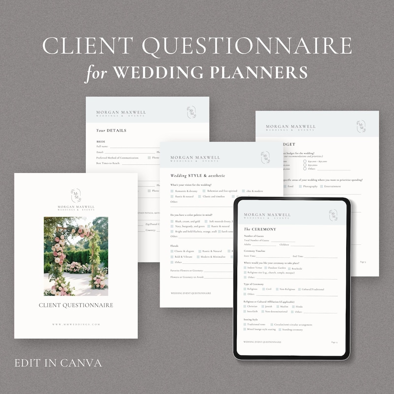 Mrr for Wedding Planners - Etsy