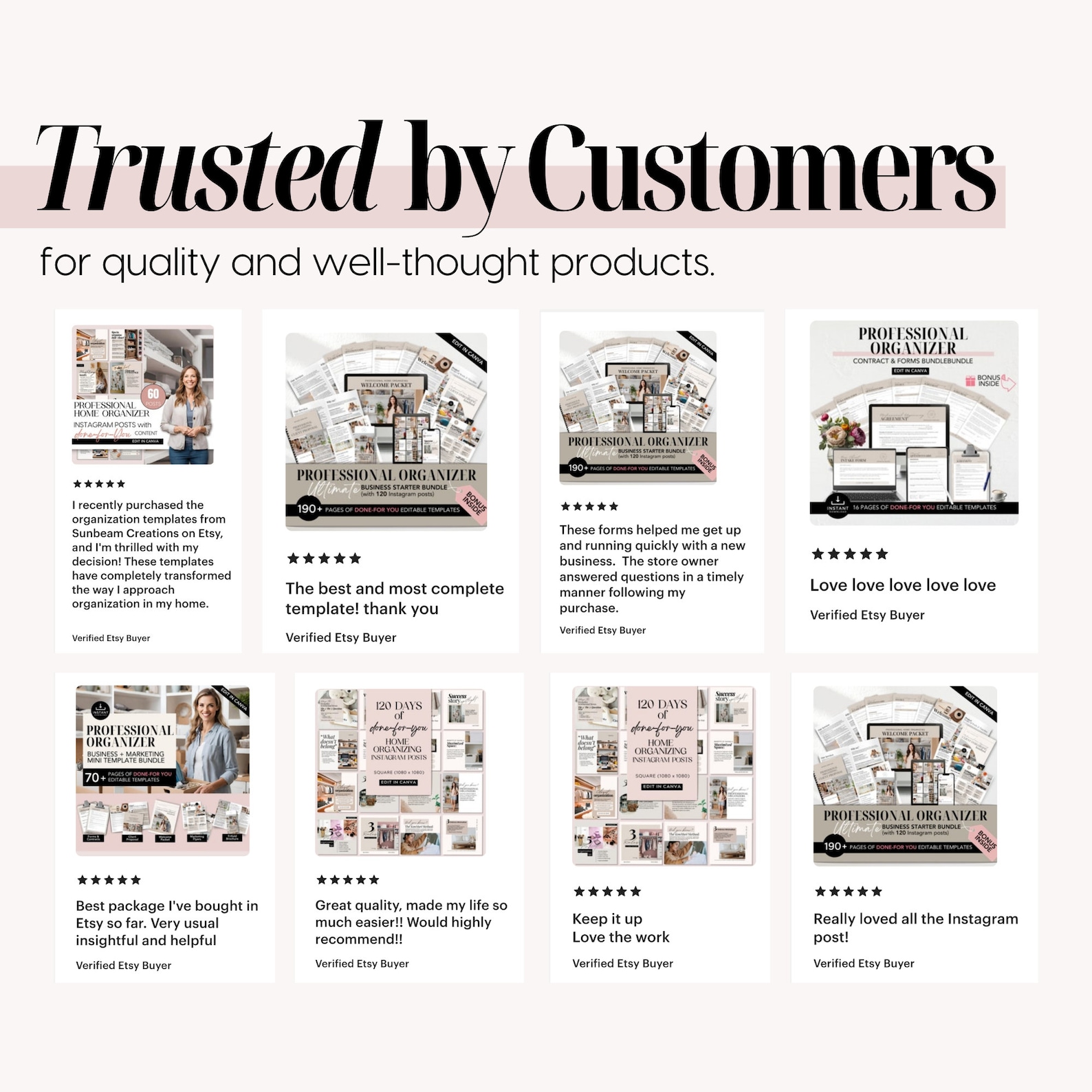 Home Organizer Flyer Bundle, Editable Canva Flyer Template, Marketing ...