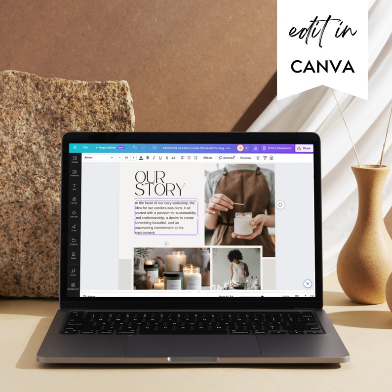 Candle Wholesale Linesheet Template, Wholesale Candles Template, Candle ...