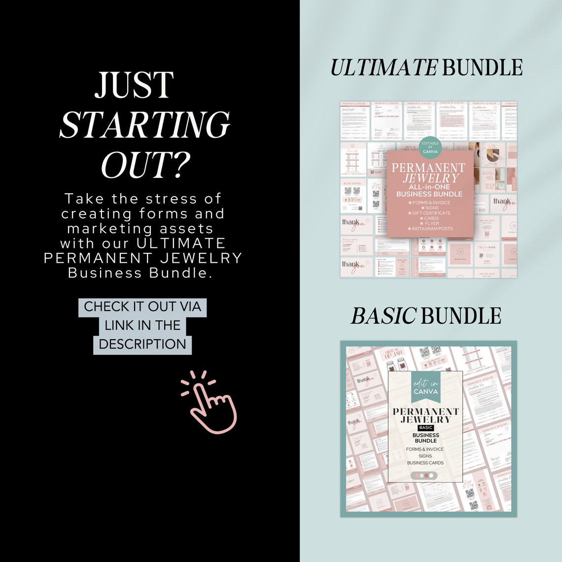 Permanent Jewelry Brochure, Permanent Jewelry Wedding Event, Permanent ...