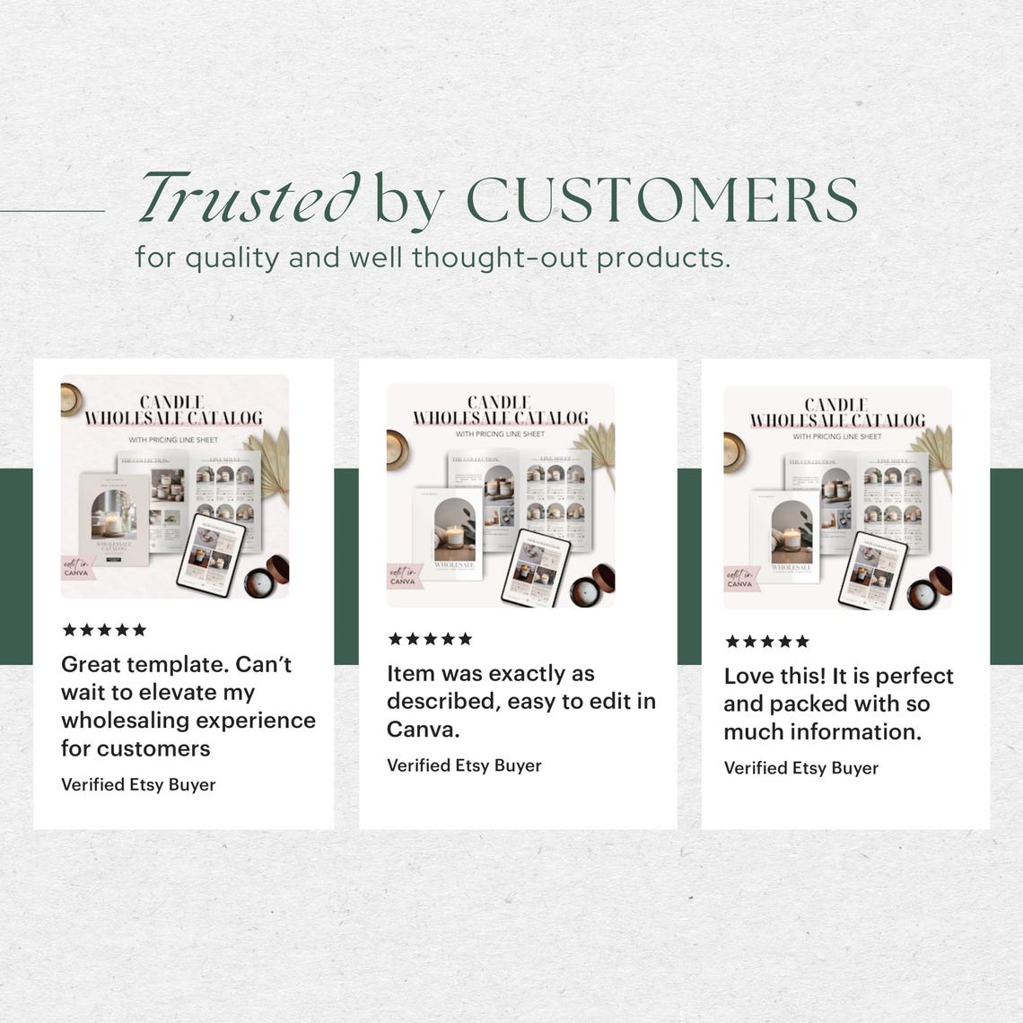 Holiday Gift Guide Canva Template, Christmas Product Catalog, Canva ...