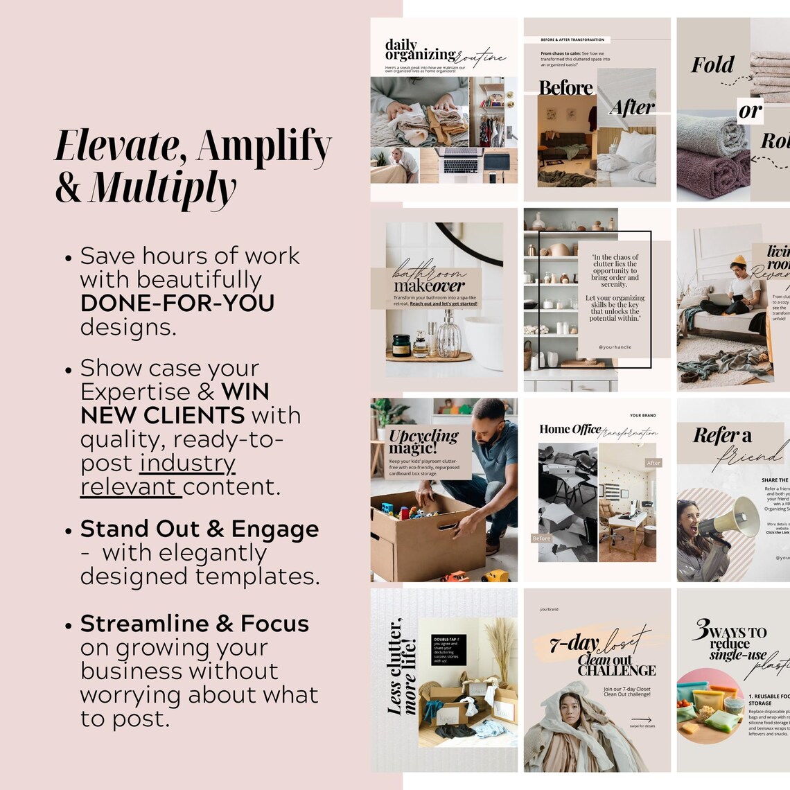 Instagram Post for Home Organization, Professional Organizer Instagram ...