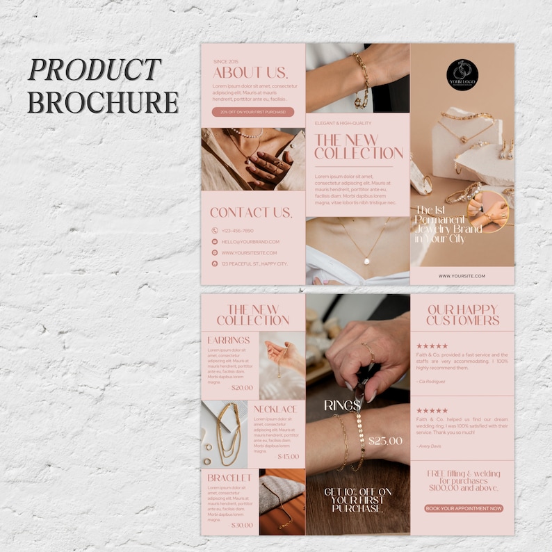 Permanent Jewelry Brochure, Permanent Jewelry Wedding Event, Permanent ...