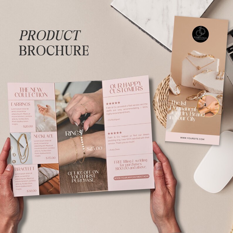 Permanent Jewelry Brochure, Permanent Jewelry Wedding Event, Permanent ...