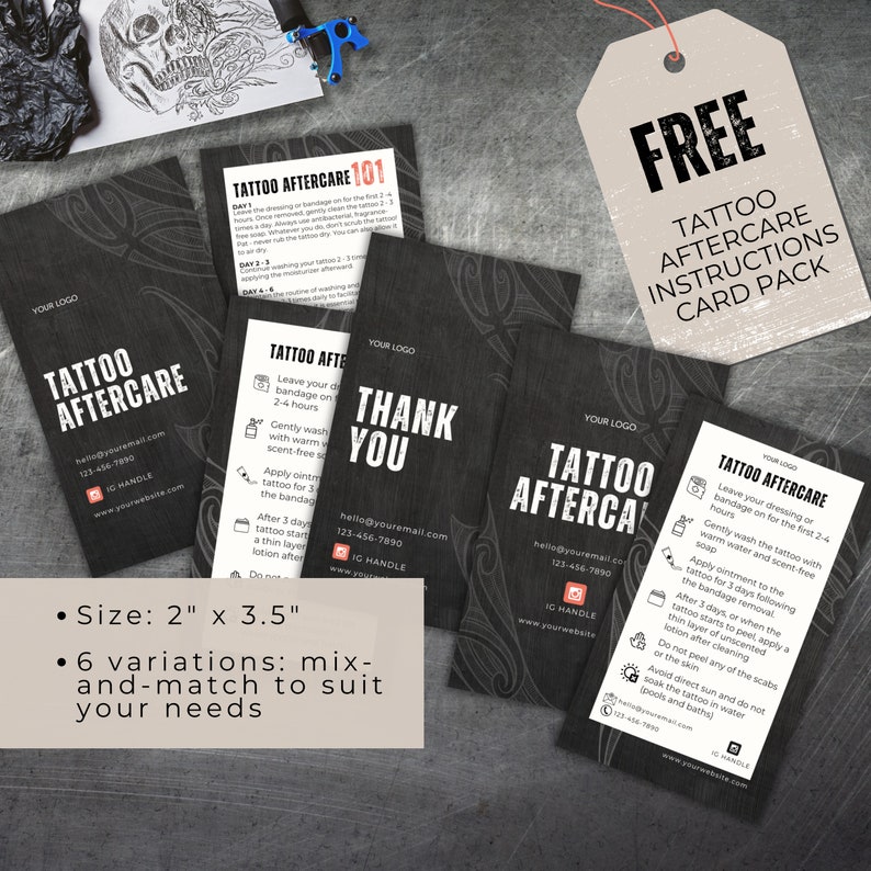 Tattoo Business Form Bundle With Tattoo Consent Form, Photo Video ...