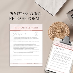 Permanent Jewelry Business Bundle Permanent Jewelry Liability Waiver ...