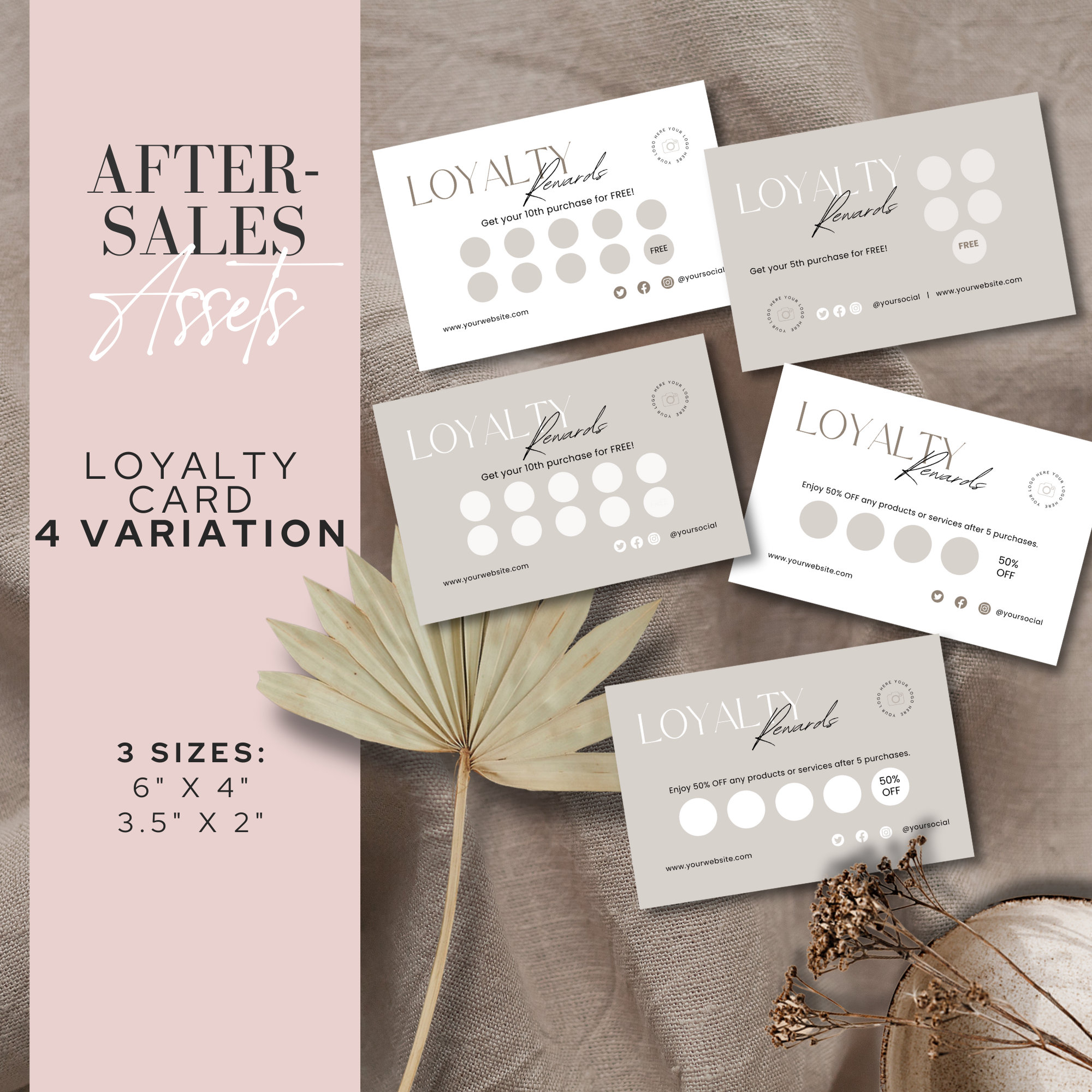 Permanent Jewelry Care and Warranty Card Bundle, With Business Card ...