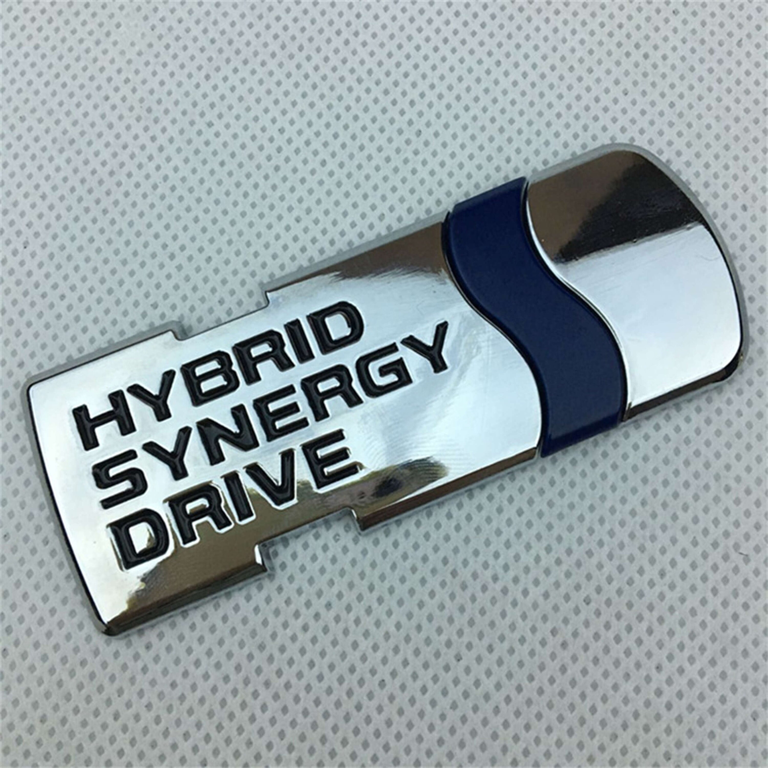 Toyota Emblem, HYBRID Car Sticker, Metal Decal, Car Tail Emblem for ...