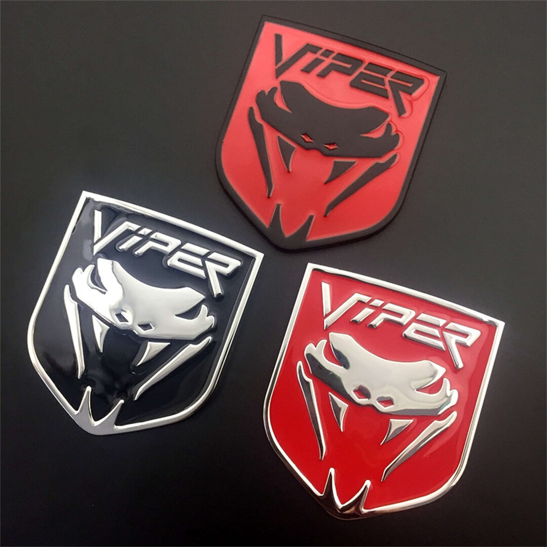 Snakehead Metal Sticker, 3D Personalized Metal Emblem, VIPER Car Body ...