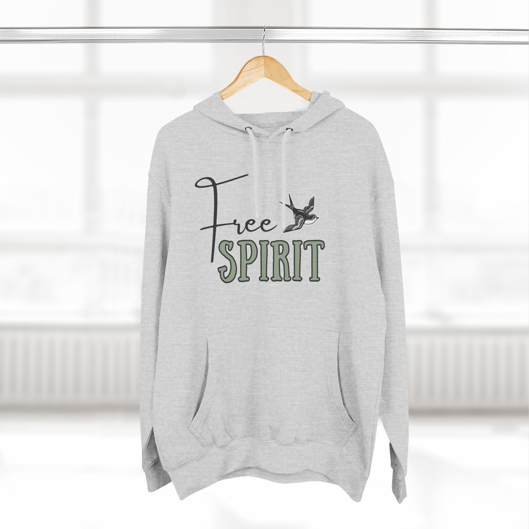 Free Spirit Fleece Hoodie, Inspirational Sweatshirt, Spiritual Hoodie ...