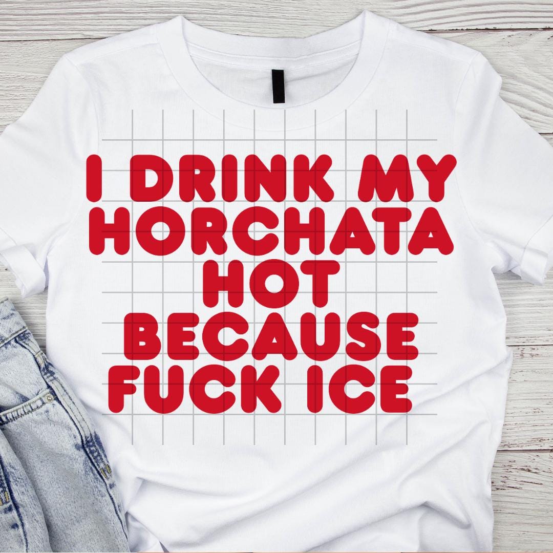 I Drink My Horchata RED PNG - Etsy