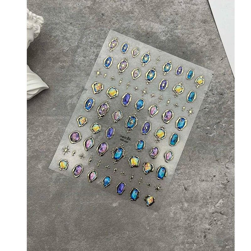 Self Adhesive Nail Stickers - Etsy