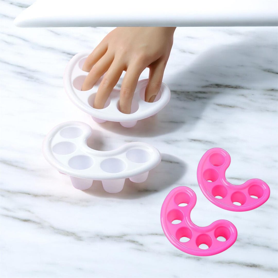 Hand Soap Bowl Five-finger 2pcs, Soak off Finger Bowl Manicure, Remover ...