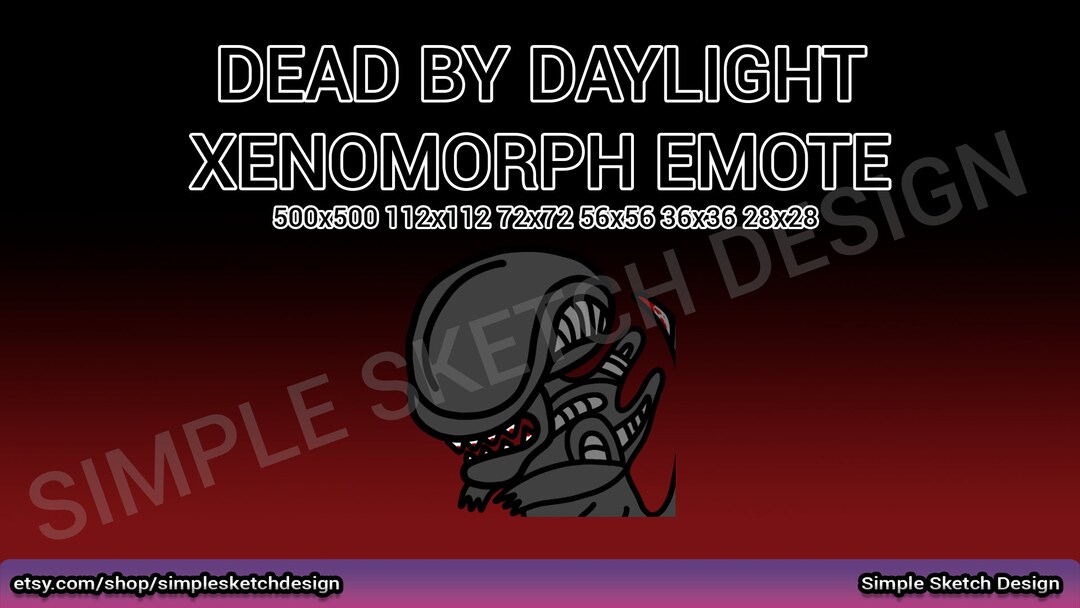 Dead by Daylight - Xenomorph Emote for Twitch and Discord - Etsy