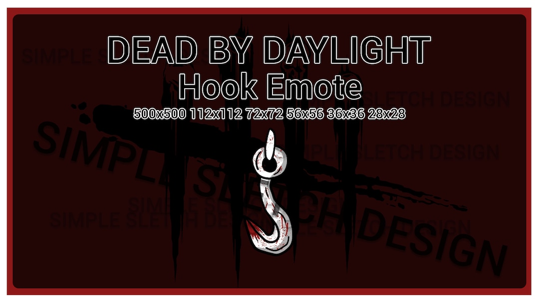 Dead by Daylight Hook Emote for Discord and Twitch - Etsy