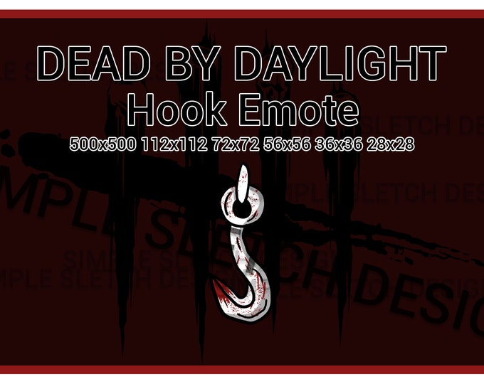 Dead by Daylight Hook Emote for Discord and Twitch - Etsy