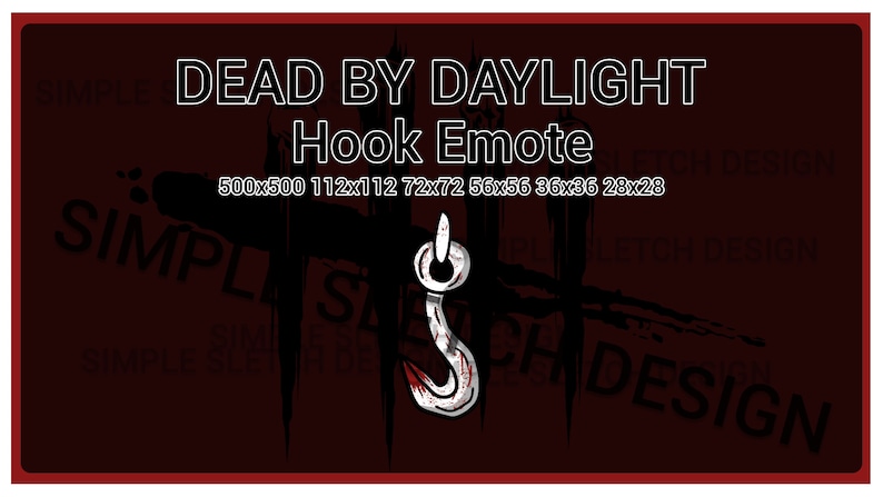Dead by Daylight Hook Emote for Discord and Twitch - Etsy