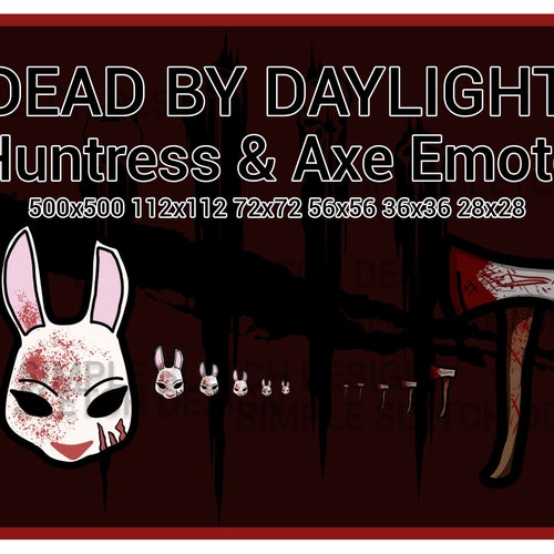 Twitch Emotes Dead by Daylight Huntress Dbd Discord - Etsy