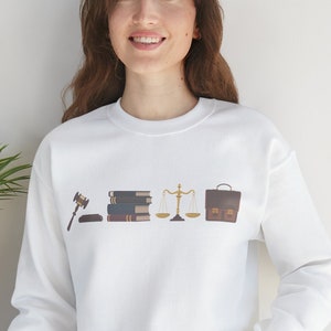 Lawyer Sweatshirt, Law School Student Crewneck, Law School Student Gift ...