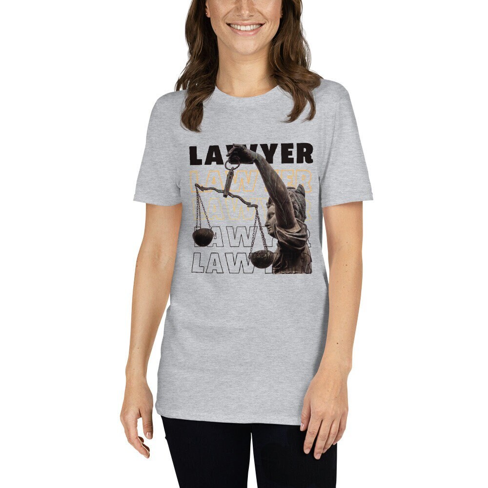 Lawyer Tshirt With Scales of Justice Lady Liberty - Perfect Gift for ...
