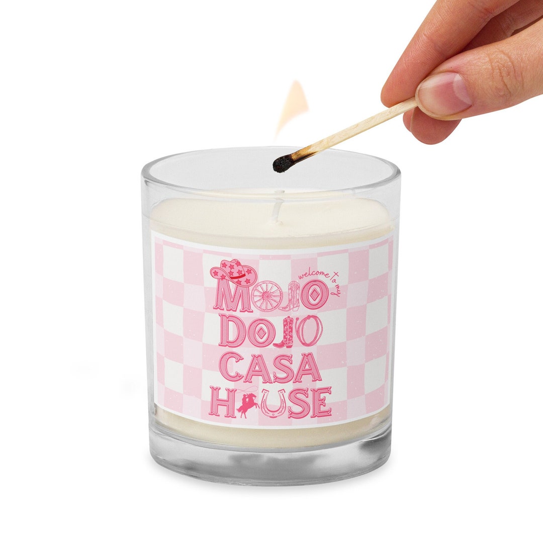 Mojo Dojo Casa House Ken Doll Glass Jar Soy Wax Candle Housewarming ...