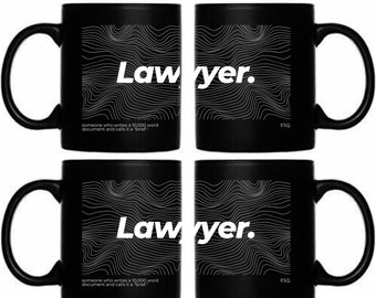 Funny Lawyer Mug Instant Attorney Just Add Coffee Coffee Lover Attorney ...