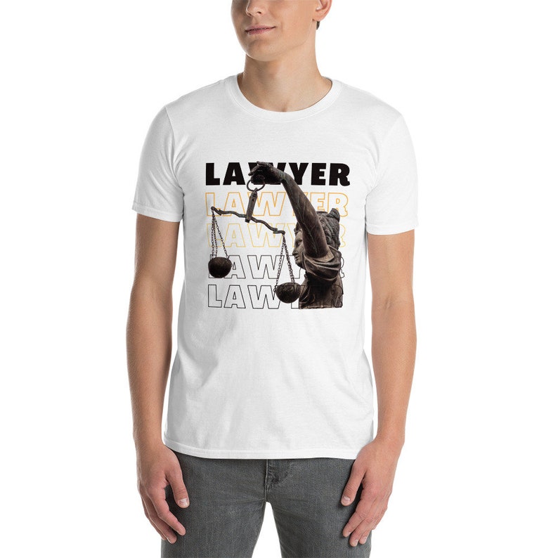 Lawyer Tshirt With Scales of Justice Lady Liberty - Perfect Gift for ...