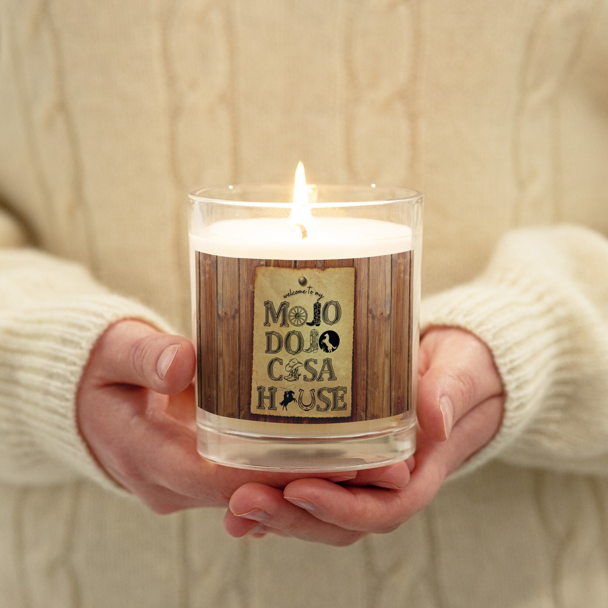 Mojo Dojo Casa House Ken Doll Glass Jar Soy Wax Candle Housewarming ...