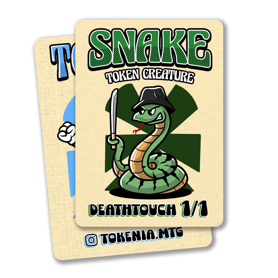 Snake Token Vintage - Etsy