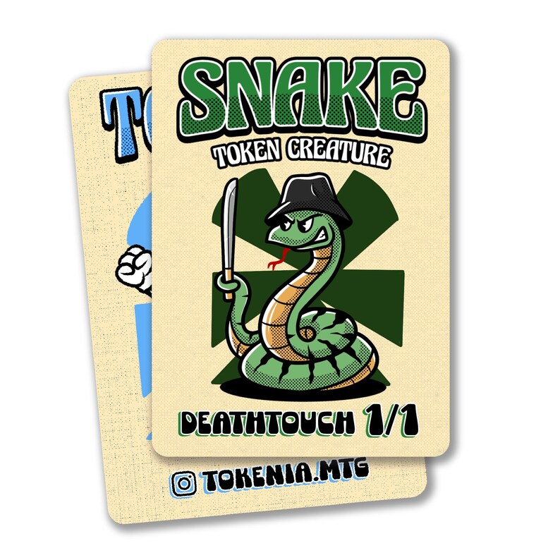 Snake Token Vintage - Etsy