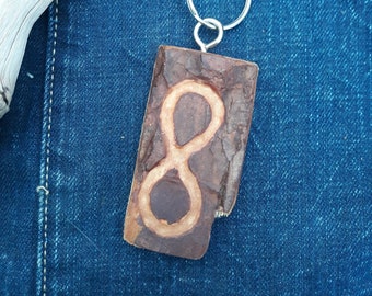 Key Ring Hand Made Carved Driftwood/wood Key Ring. Beautiful - Etsy