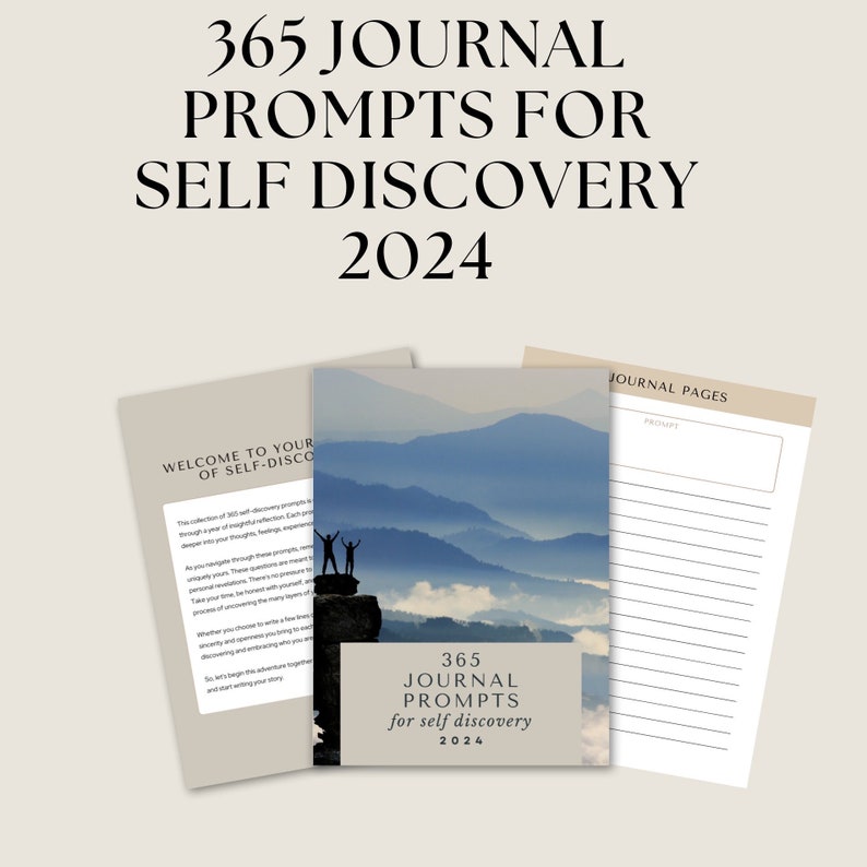 Digital 365 Journal Prompts - Etsy