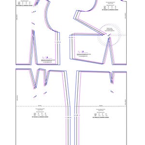Plus-size Basic Sewing Pattern/sloper - Etsy
