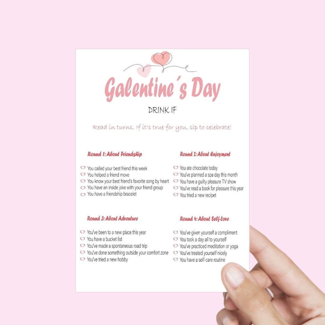 Galentines Day Games Printable Party Bundle Adult Galentine's Day Game ...