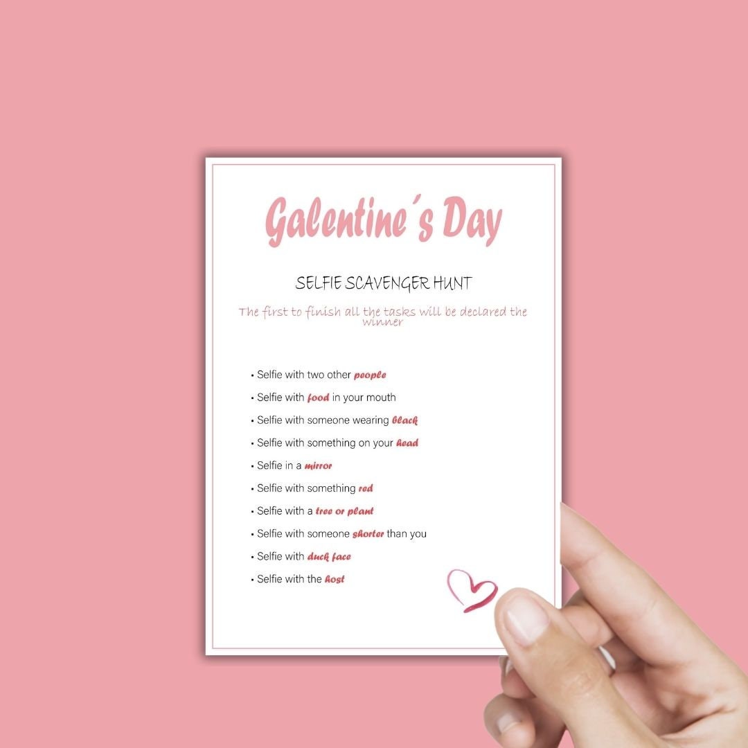 Galentines Day Games Printable Ladies Night Galentine Day Party Bundle ...