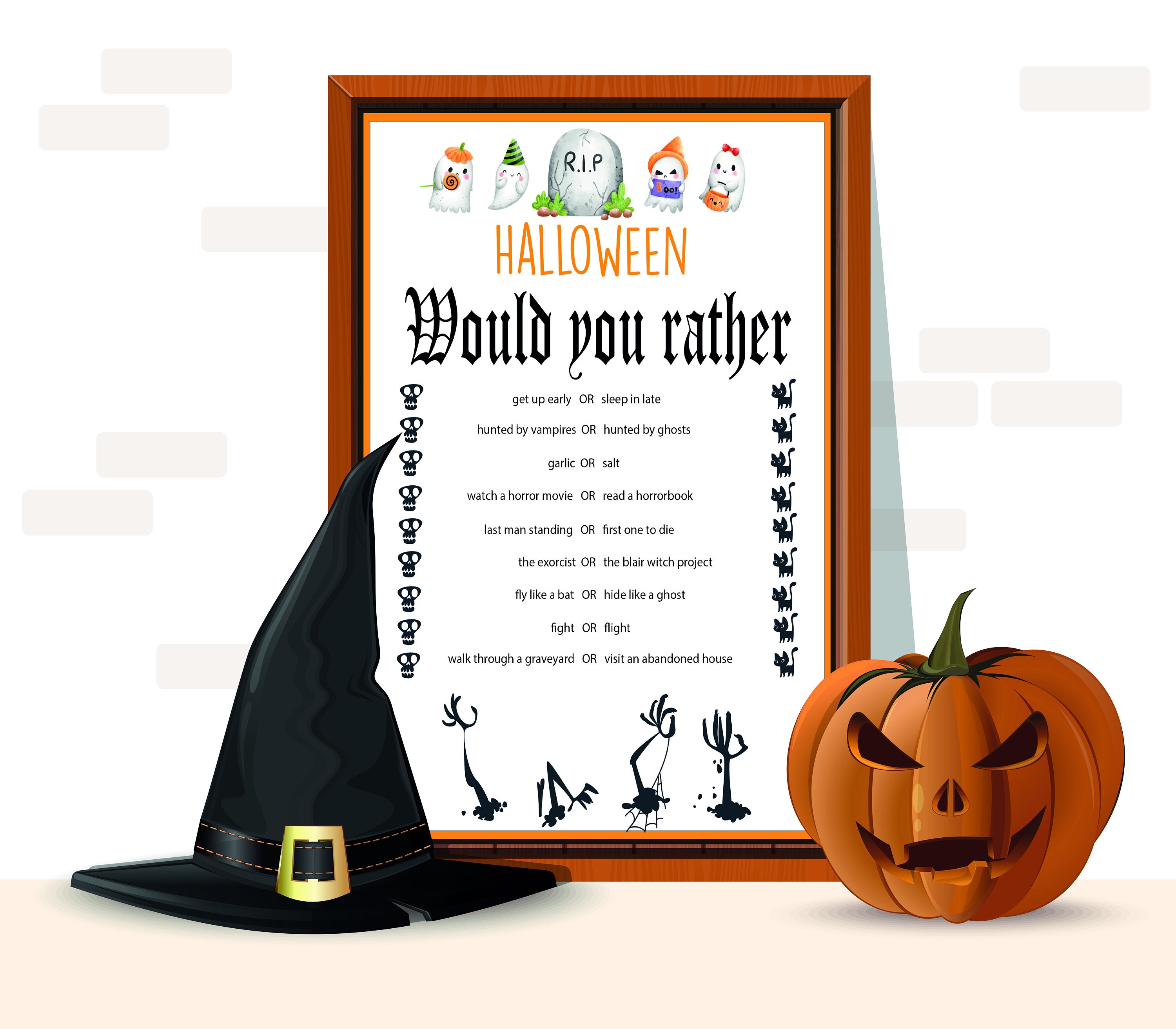Halloween 12 Party Game Bundle, Spooktacular, Hauntingly Fun Games ...