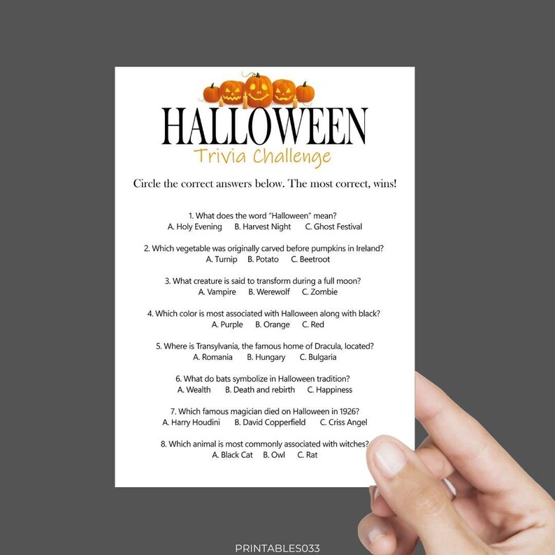 Printable Halloween Party Games Bundle – 10 Fun Activities (digital ...