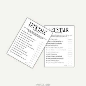 Let's Talk Office Party Game Printable, Icebreaker, Coworker Bonding ...