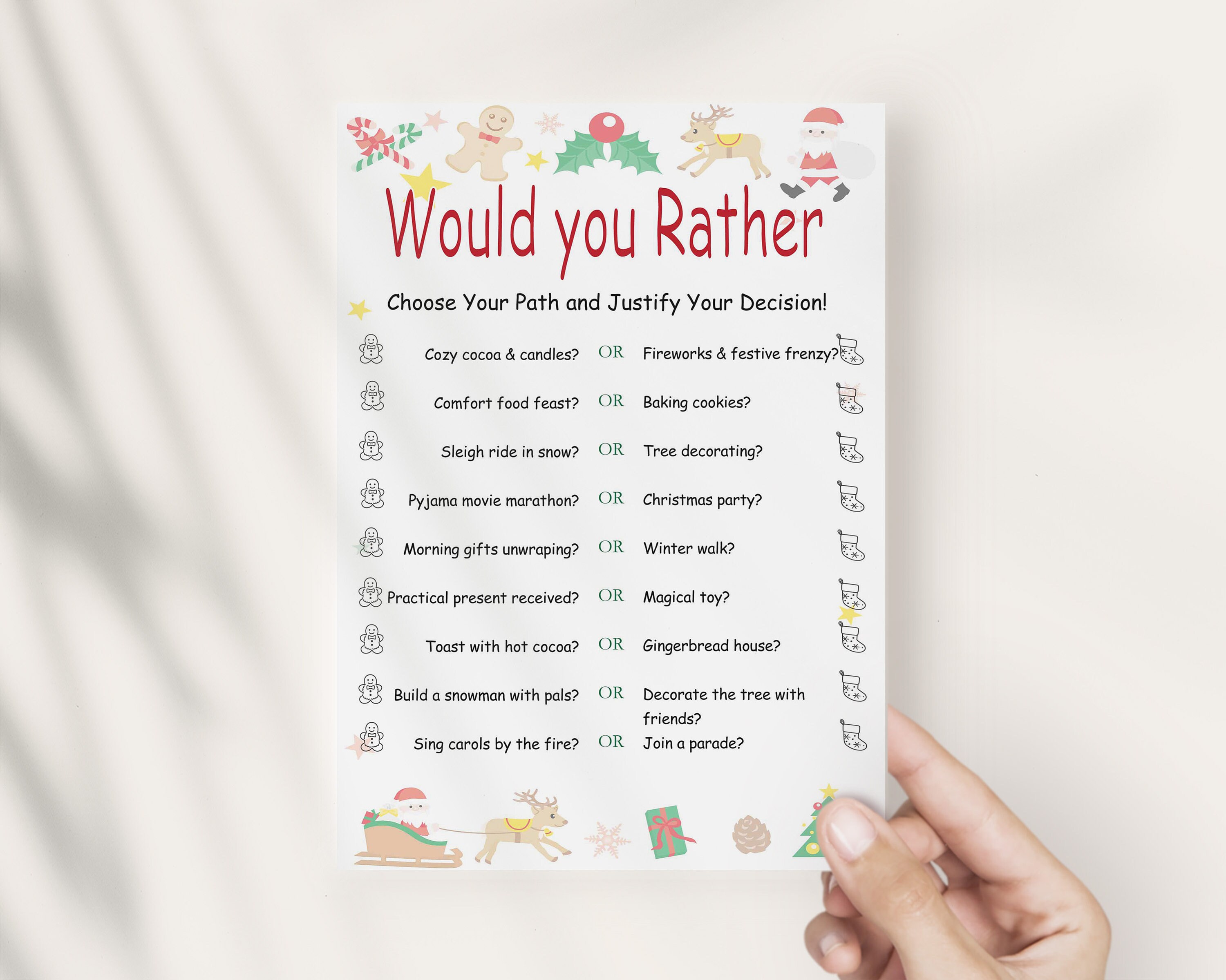 12 Christmas Games Bundle, Family Christmas Game, Christmas Party Games ...