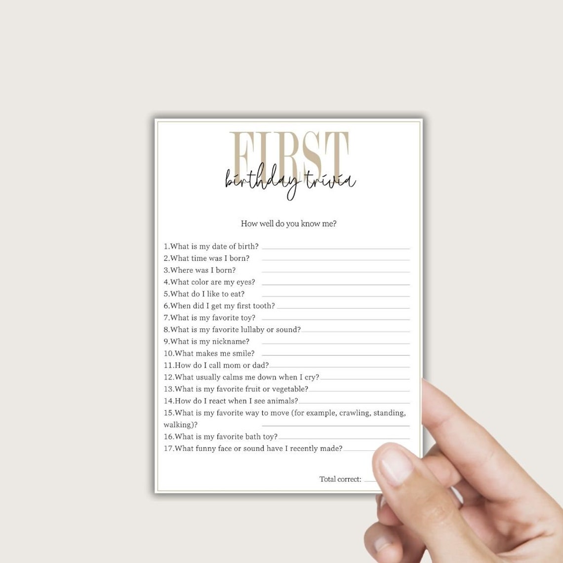 First Birthday Games 1st Birthday Party Games Bundle One Year Old Party ...