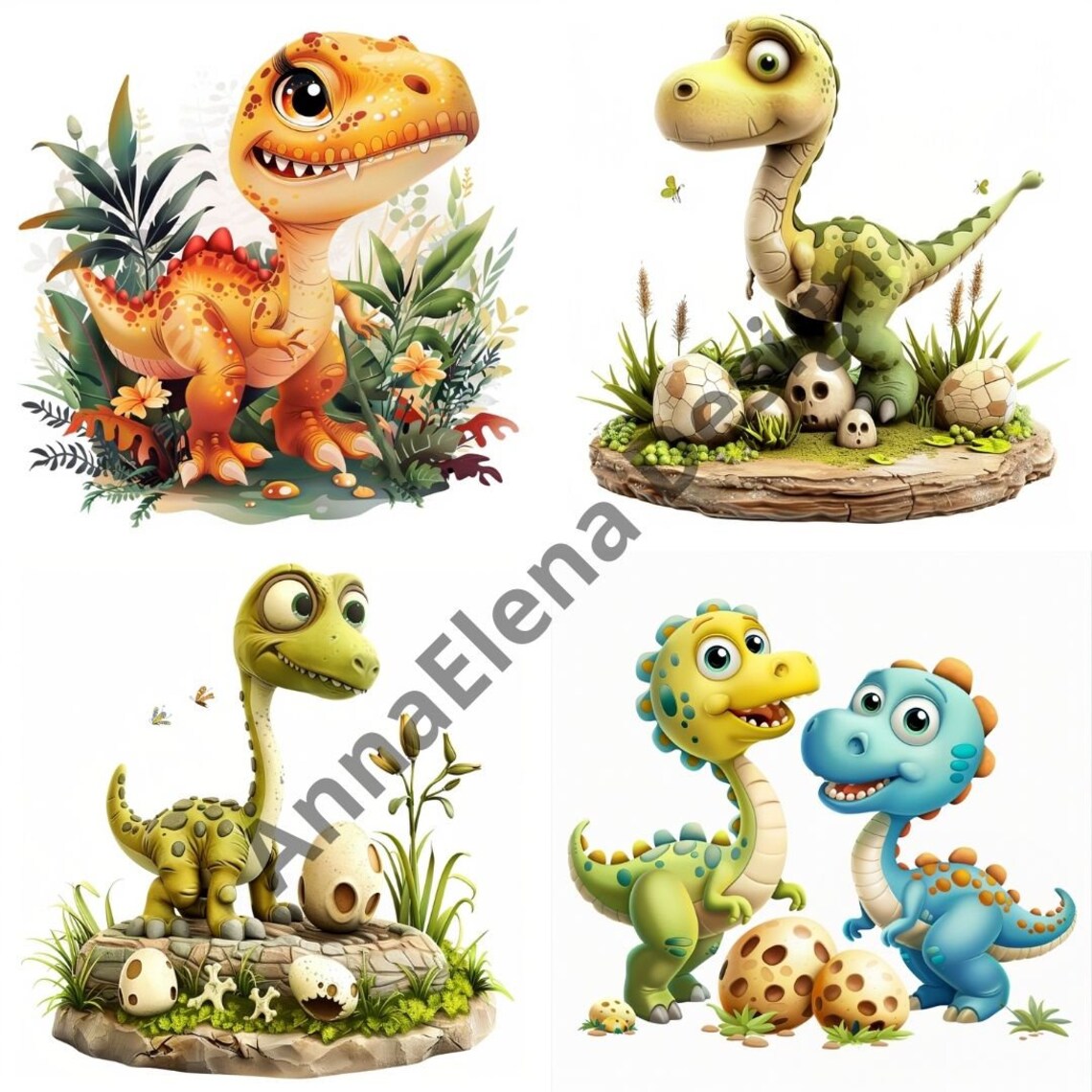 Dinosaur Clipart, Triceratops Clipart, Cute Dinosaur Clipart ...