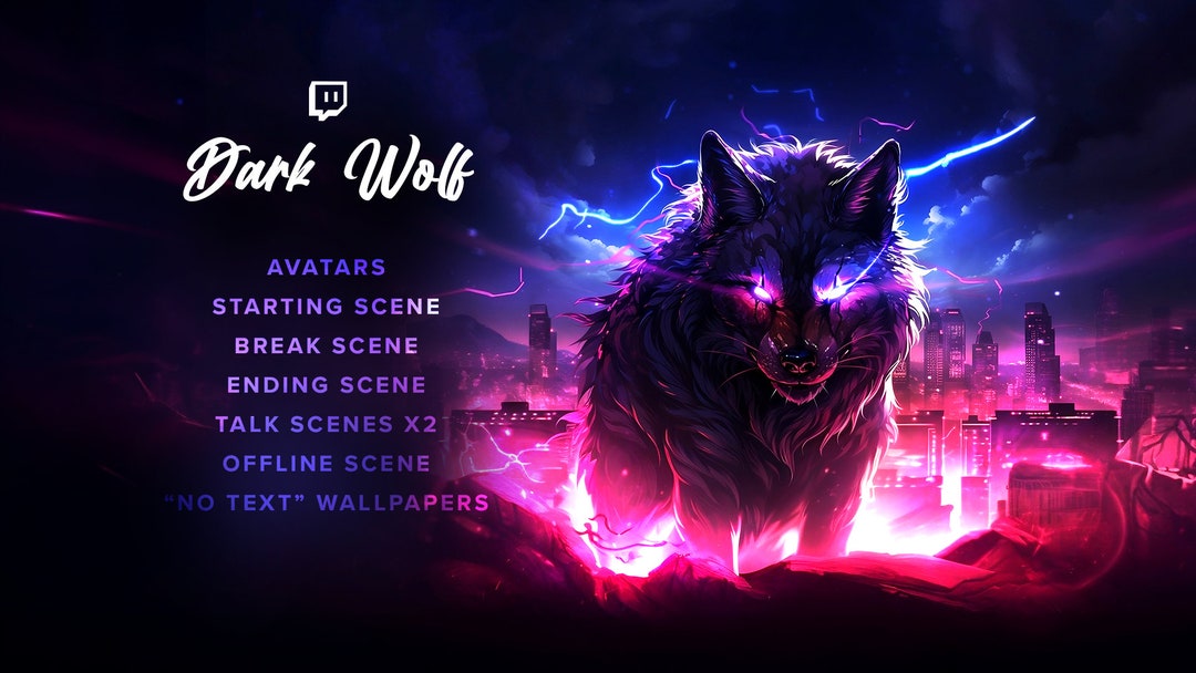 Twitch Stream Scenes - Dark Wolf - Animated Avatar Wolf - Twitch ... Twitch Stream Scenes - Dark Wolf - Animated Avatar Wolf - Twitch ...